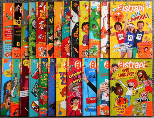 LOT 24 Magazines éditions anciens ASTRAPI 7-11 ans parmi n° 814 à 909 ...