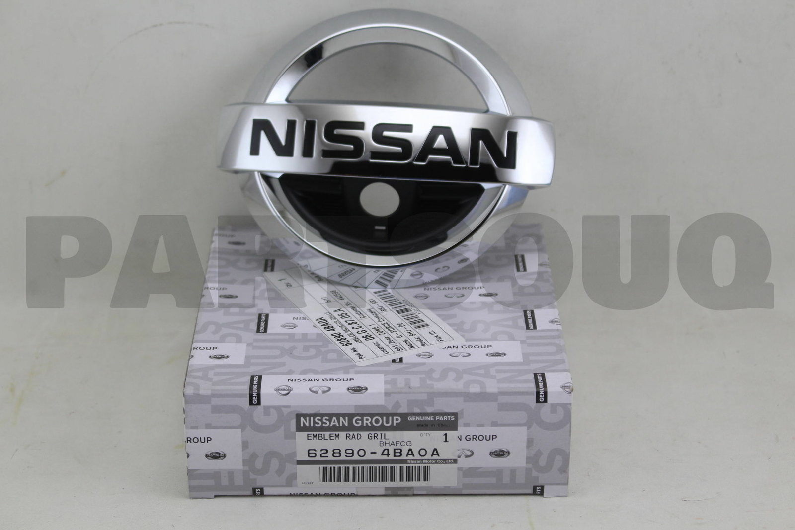 628904BA0A Genuine Nissan EMBLEM RADIATOR GRILLE 62890-4BA0A | eBay