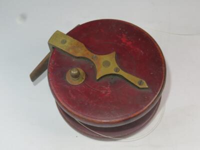 VINTAGE MILWARDS Wood & Brass Centrepin Fishing Reel 4 Inch | eBay UK