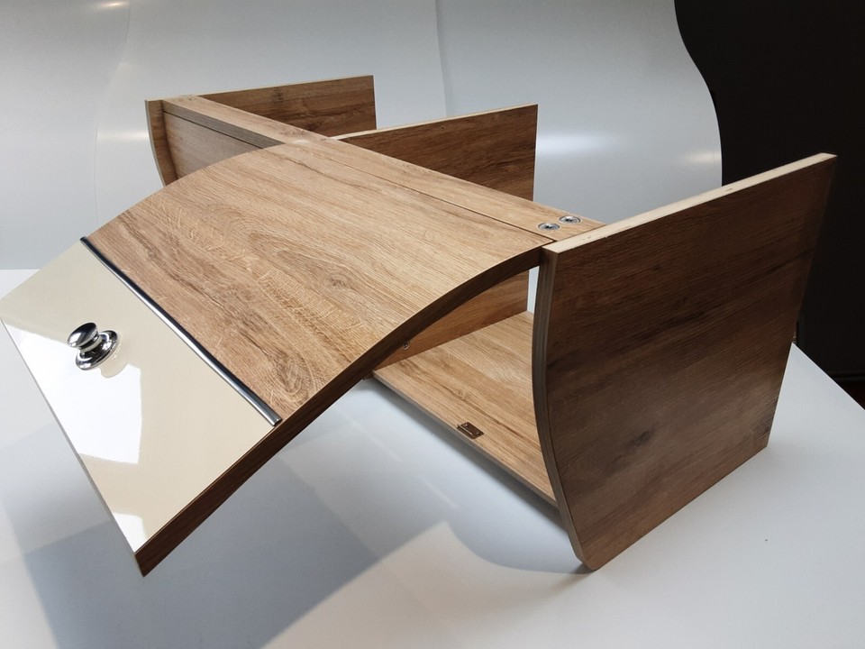 Camper van overhead Lockers/ Storage Cupboard . Bardino Oak & Cream ...