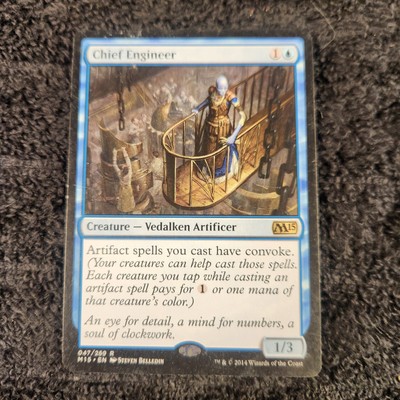 Chief Engineer Magic 2015 / M15 Blue Rare Magic The Gathering 047/269 ...