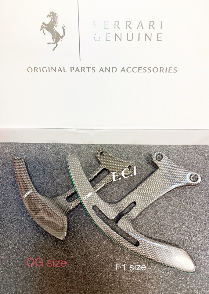 OEM Ferrari 458 Italia Spider F12 FF Carbon Fiber F1 Longer Paddle ...