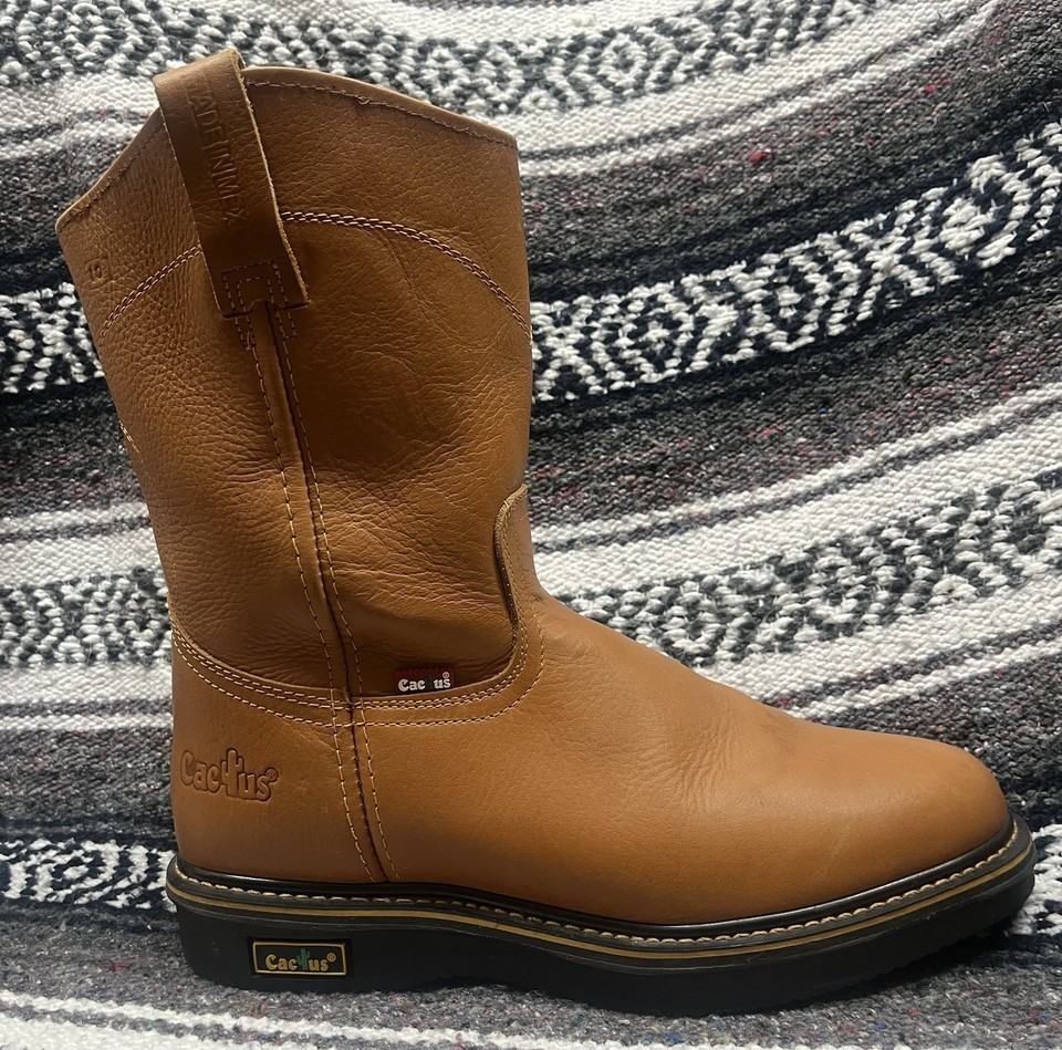 Cactus Work Boots .. Leather .. Wellington .. Mens US 10 | eBay