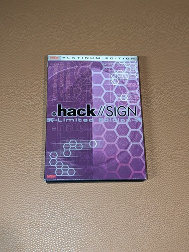 Hack Sign Limited Edition Platinum Edition DVD Set W7015 | eBay