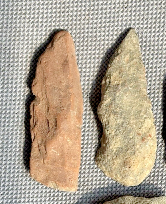 Lot of 6 LENAPE Large Argillite Preform Tools Millstone NJ | eBay