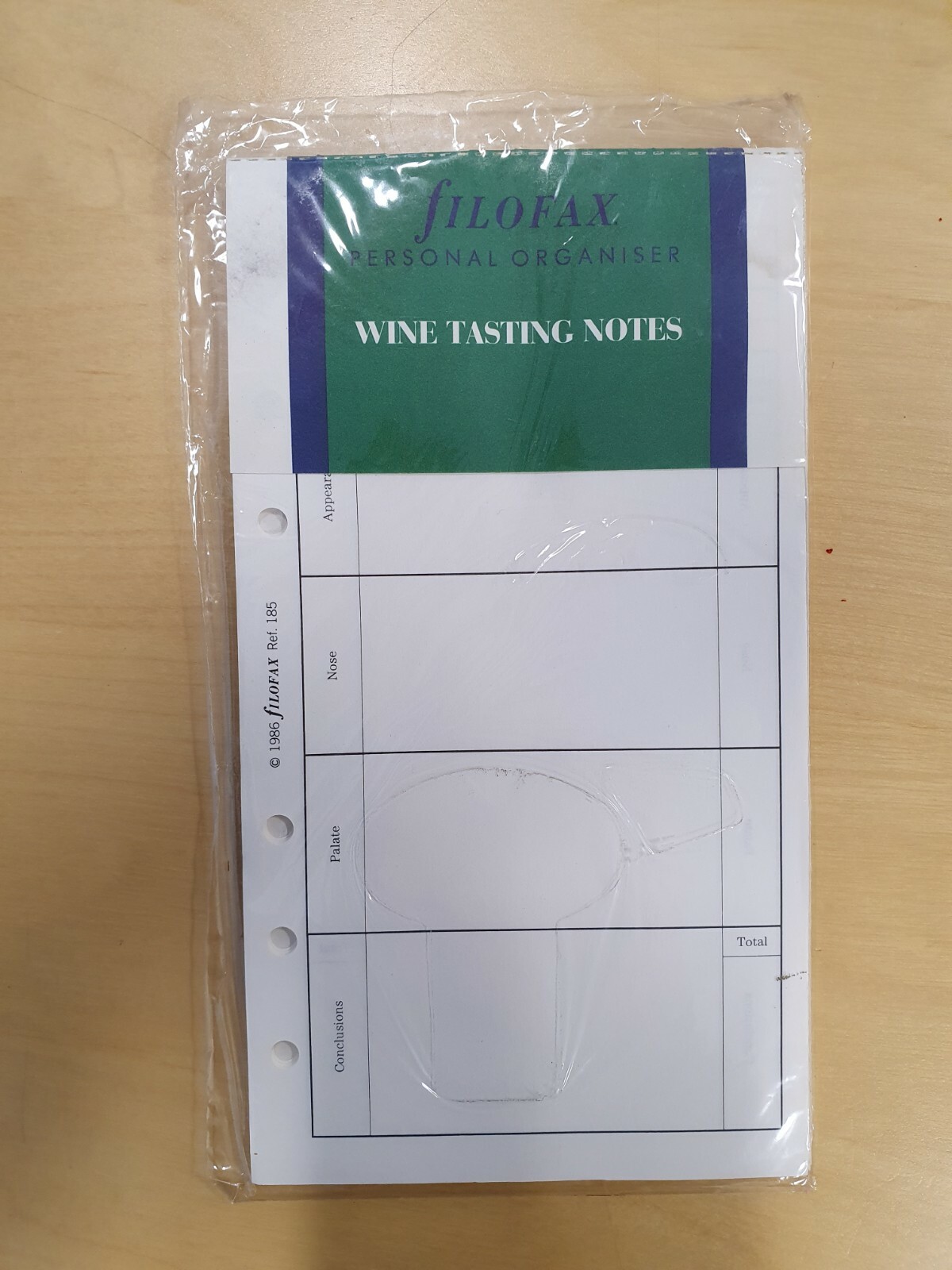 Filofax personal size organiser inserts/refills - ORIGINAL 1980's STOCK ...