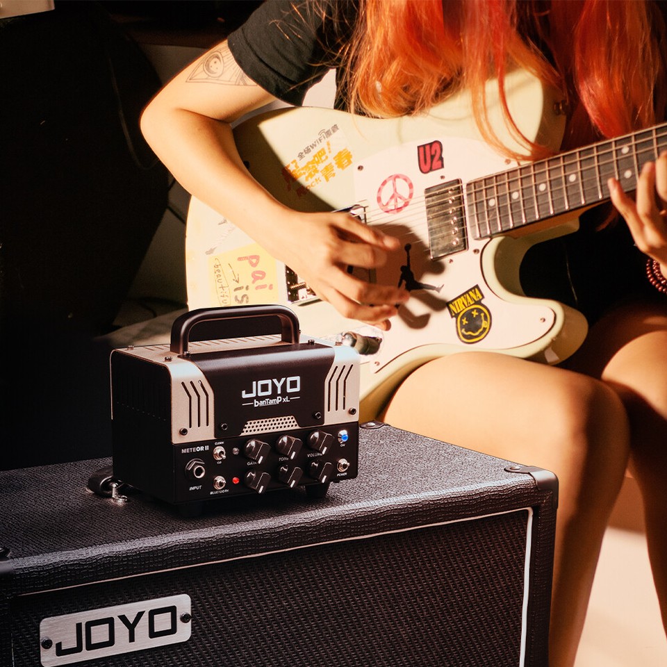 JOYO Mini Amp Head 20W Preamp 2 Channel Hybrid Tube Guitar Amplifier ...