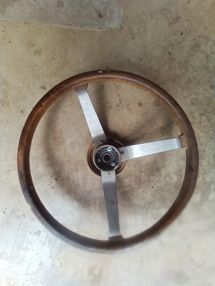 AMC Jeep OEM factory 3 spoke steering wheel CJ Cherokee Comanche ...