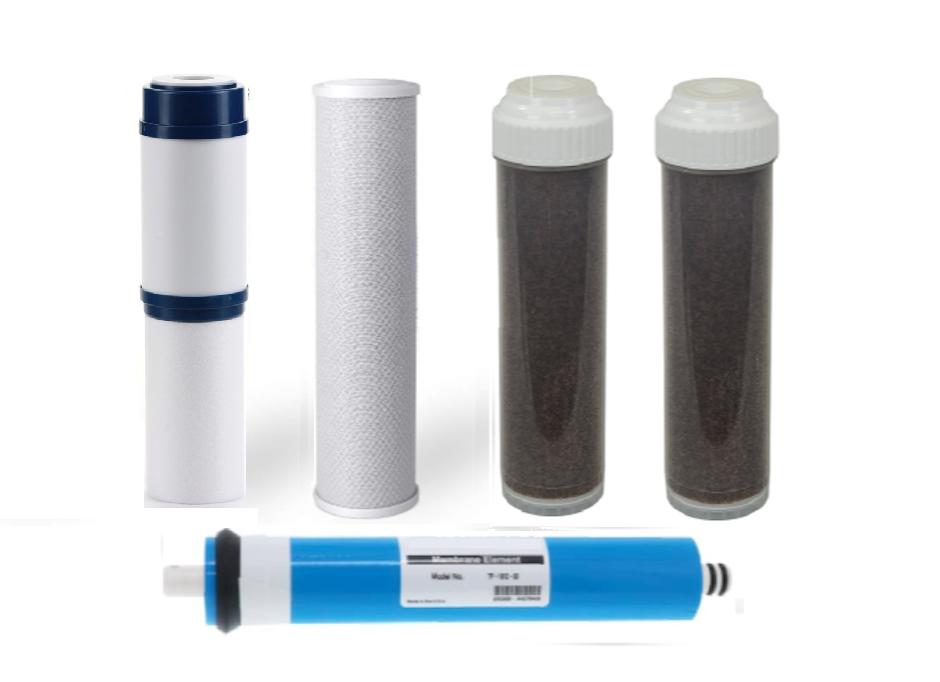 6 Stage RODI Aquarium Reef 100 GPD RO Water Filter System Dual DI ...