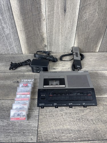 Sanyo TRC-5200 MicroCassette Voice Recorder Memo Transcriber Bundle | eBay