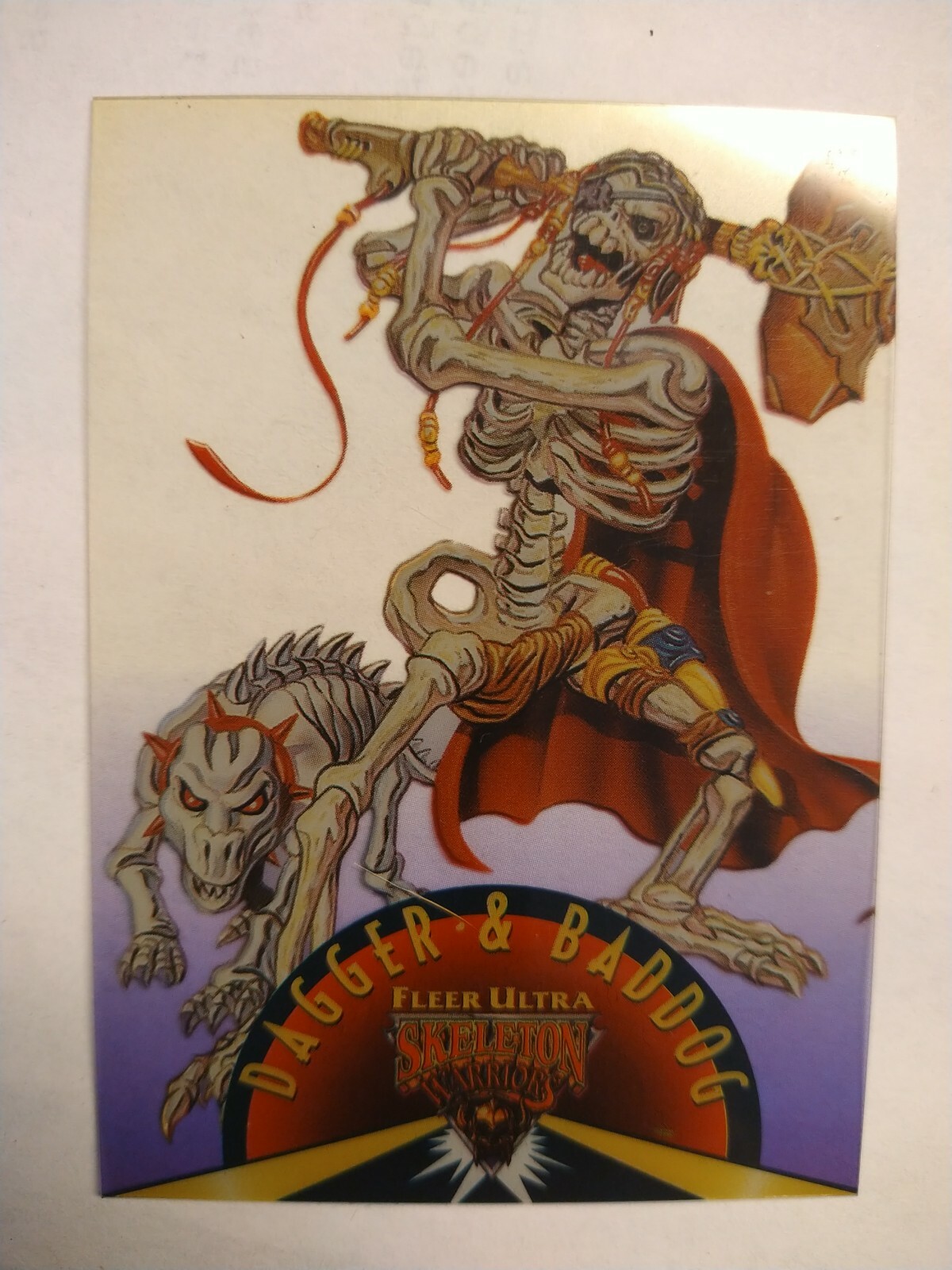 1995 Fleer Ultra Skeleton Warriors Daggar & Baddog Suspended Animation ...