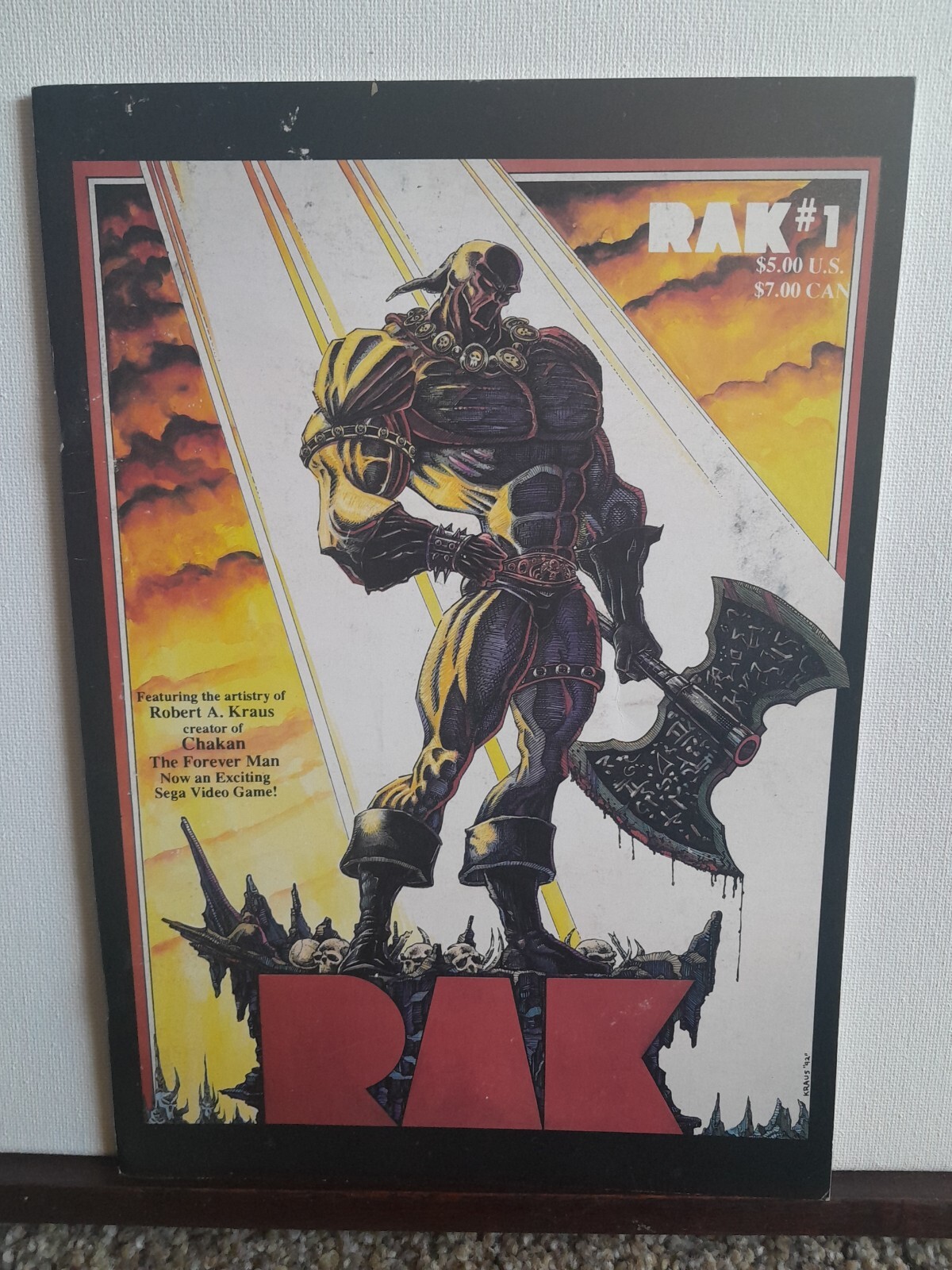 RAK #1 GRAPHICS the art of Robert kraus ROBERT KRAUS AUTOGRAPH (1993 ...