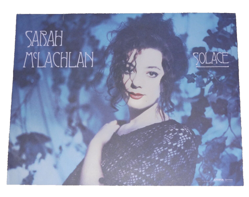 Sarah McLachlan Solace Original Unused 1992 22" x 17" Promo Poster | eBay