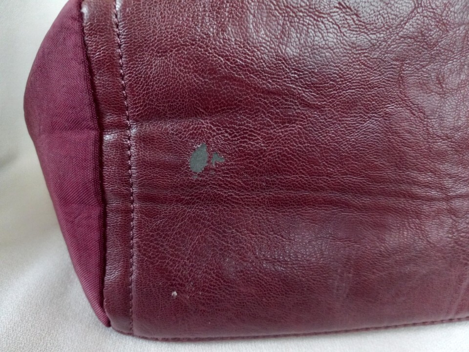 KIPLING Faux Leather & Nylon Trim Plum Messenger Cros… - Gem