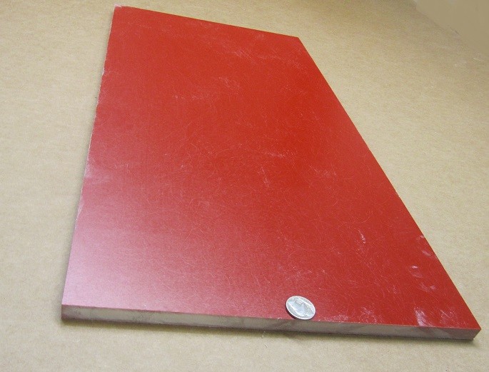 GPO3 Electrical Red Fiberglass Sheet 1/2" Thick x 12.0" Wide x 24.0 ...