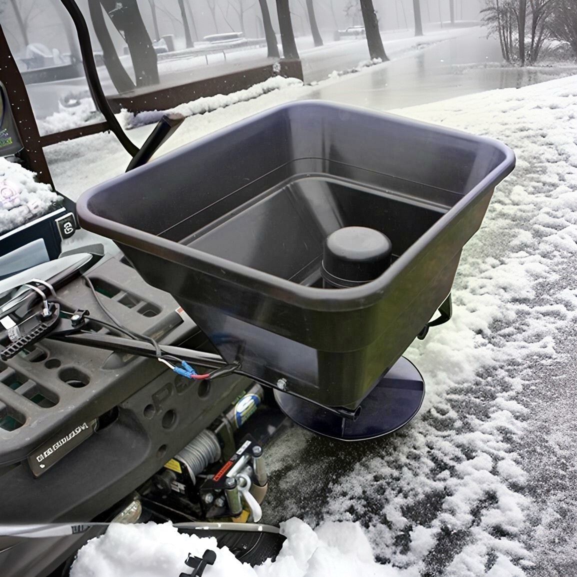 Atv Mounted Salt Spreader