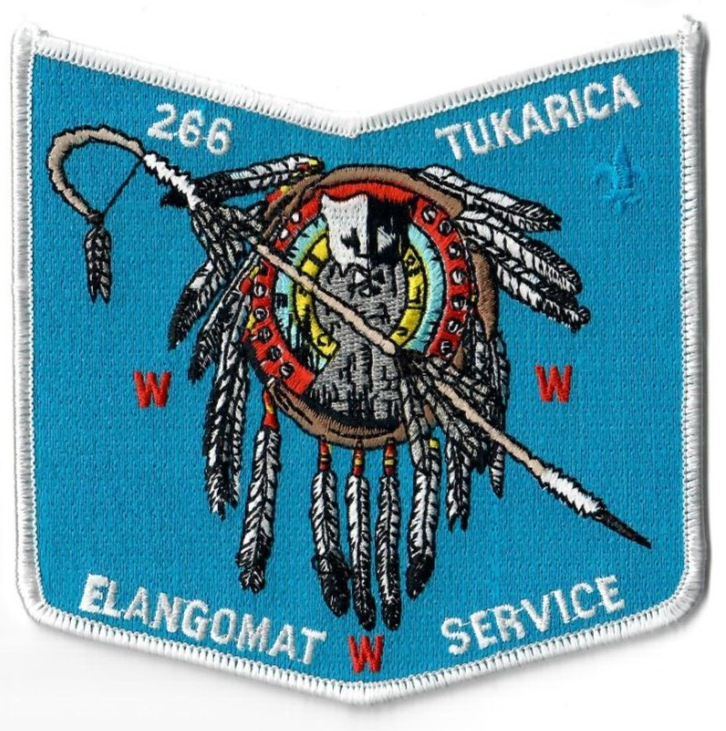 Boy Scout OA 266 Tukarica Lodge Elangomat Service White Border Patch | eBay