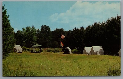 Forksville PA Camp Brule Tents Boy Scouts of America c1960 Postcard ...