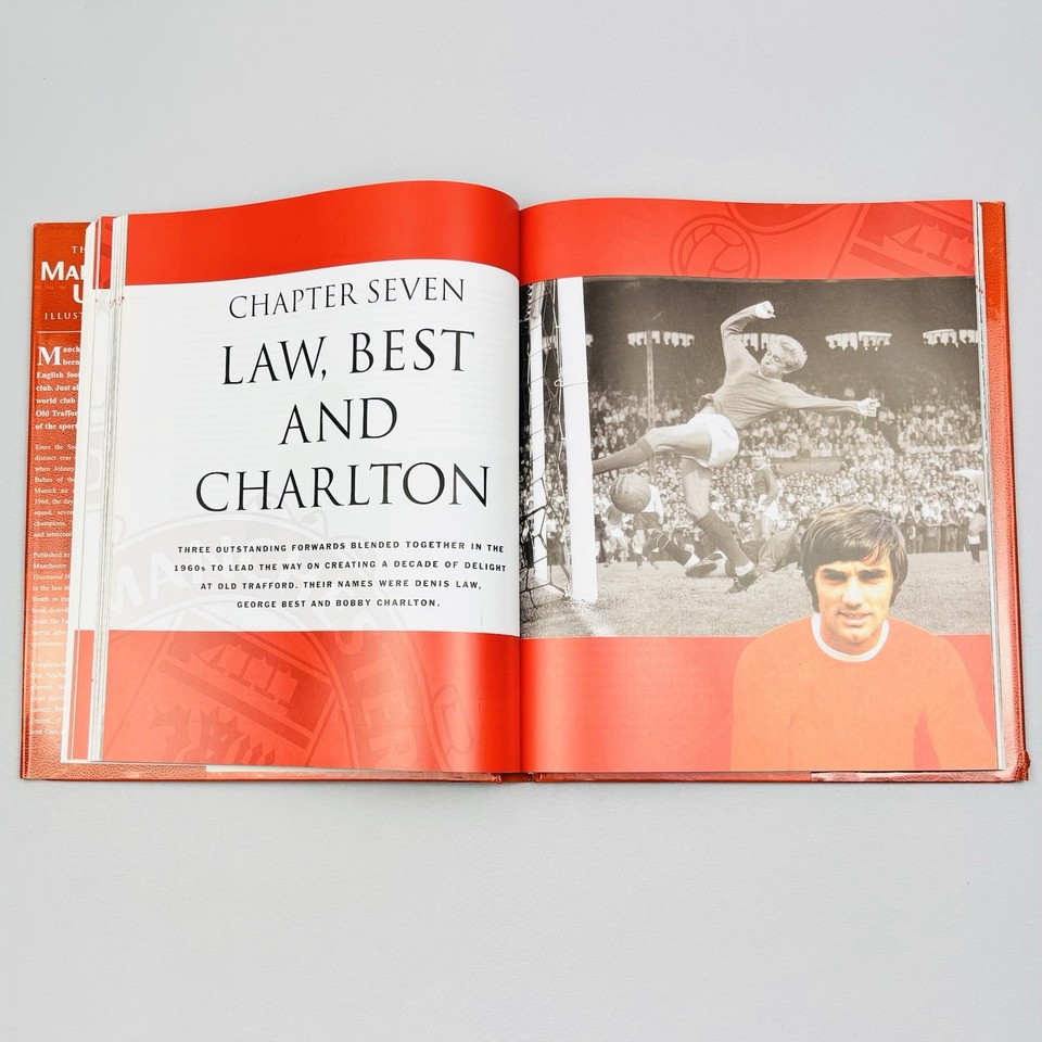 Official Manchester United Illustrated History Hardcover Book Very Good ...