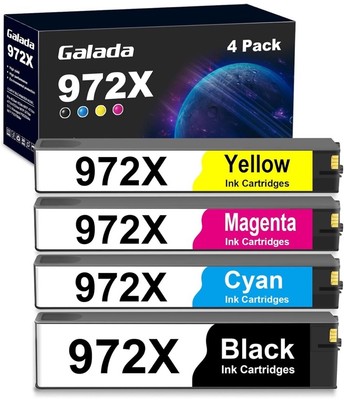High Yield 972X Ink Cartridge FOR HP 972X 972 X HP Pagewide Pro 477dw/n ...