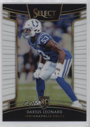 2018 Panini Select Concourse White Prizm /75 Shaquille Leonard Darius ...