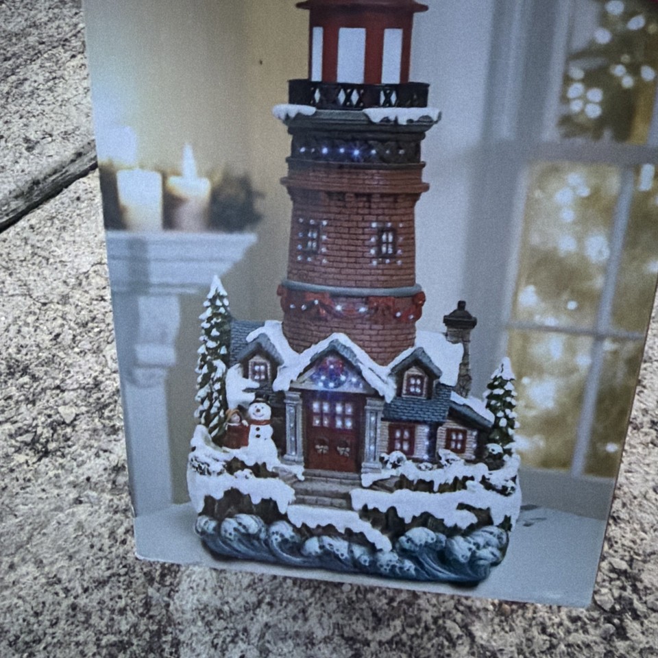 Holiday Living Fiber Optic Lighthouse # 0388331 Christmas New In Box | eBay