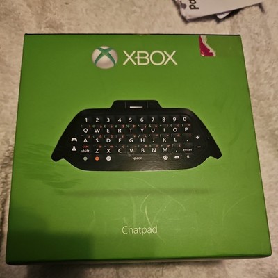 New Official Microsoft Xbox One Controller Chat Pad Keyboard + Headset ...