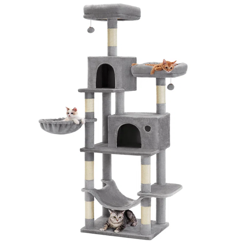 Timmins 78.3" Multi-Level Cat Tree with Cat Scratching Posts, Warm Cat ...