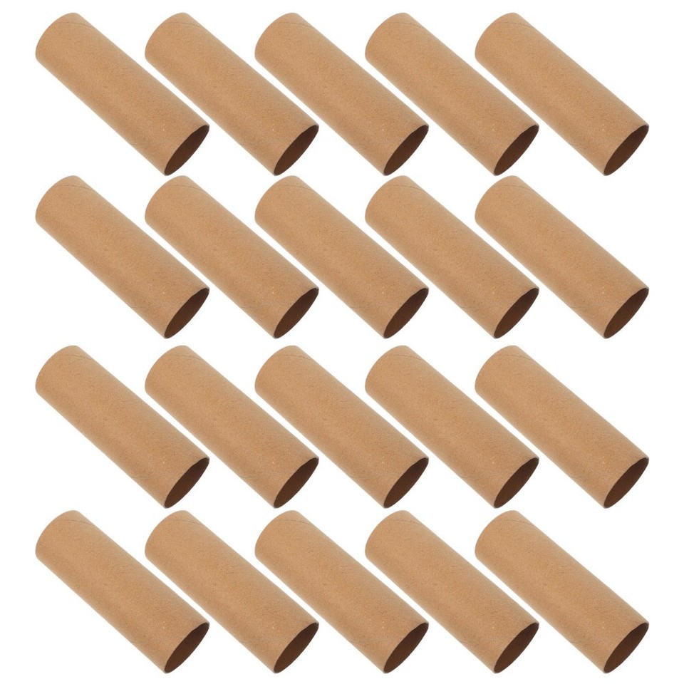 20 Pcs Handmade Paper Tube Paperboard Kraft Tubes Cardboard Crafts | eBay