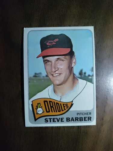 1965 Topps Baseball EX # 113 Steve Barber read description | eBay