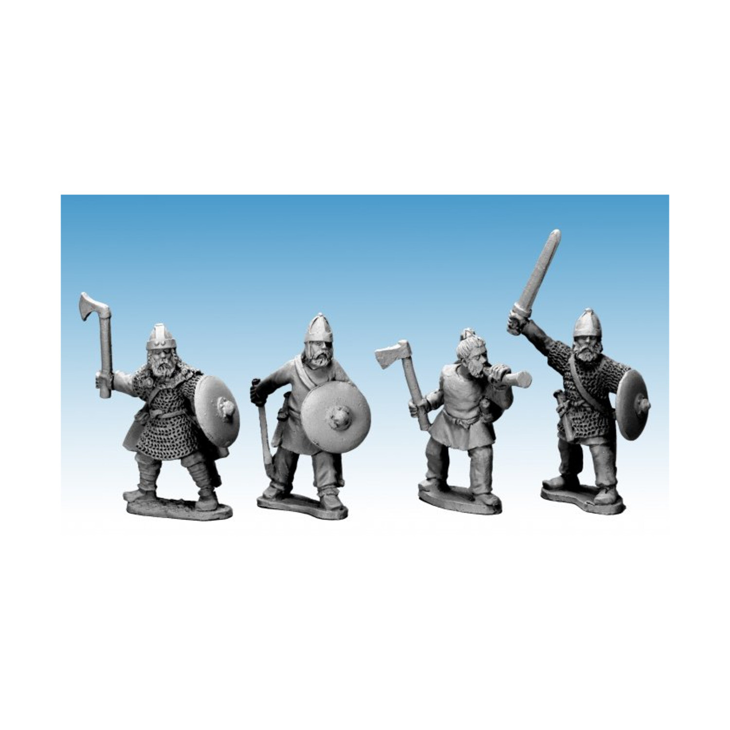 Crusader Minis Early Franks & Saxons Mini 28mm Saxon Commanders Pack ...