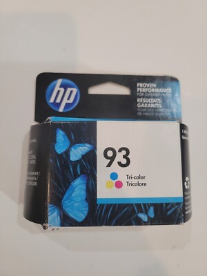 New HP 93 Tri-Color Ink Cartridge Genuine Sealed Cartridge (Exp Apr ...