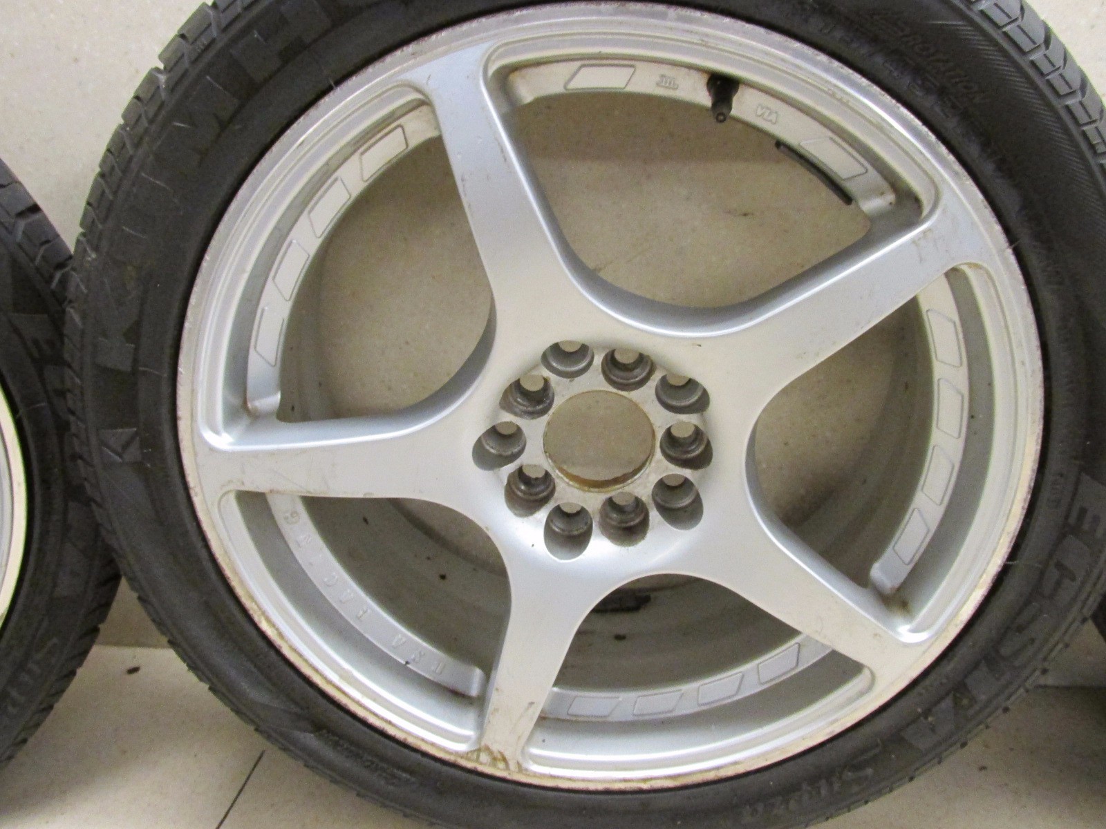 17" BSA RACING SET OF 4 RIMS WHEELS MUSTANG SVT KUMHO TIRES 205/40/17 ...
