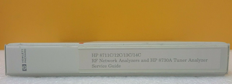 HP / Agilent 08712-90059 8711C/12C/13C/14C RF Network Analyzers + 8730A ...