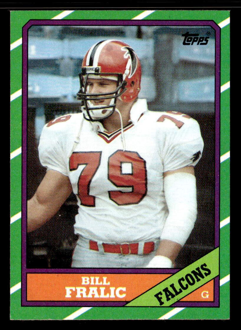 Bill Fralic 1986 Topps Rookie Card #367 Atlanta Falcons | eBay