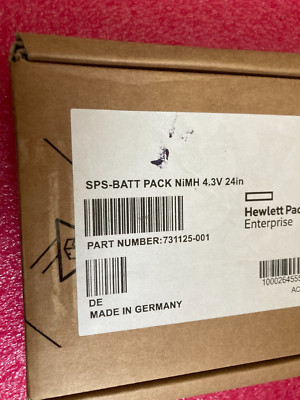 NEW SEALED BOX HPE HP 731125-001 SMART ARRAY BATTERY PACK 4.3V 24in ...