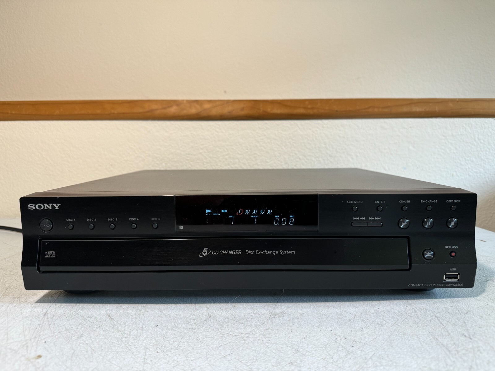 Sony CDP-CE500 CD Changer Recorder USB Burner HiFi Stereo Home Audio ...