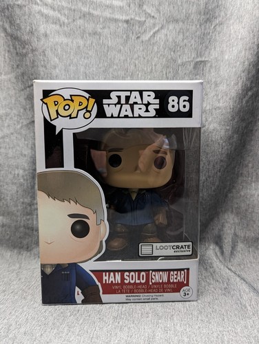 Funko Pop Star Wars Han Solo (Snow Gear) #86 Loot Crate Exclusive Vinyl ...