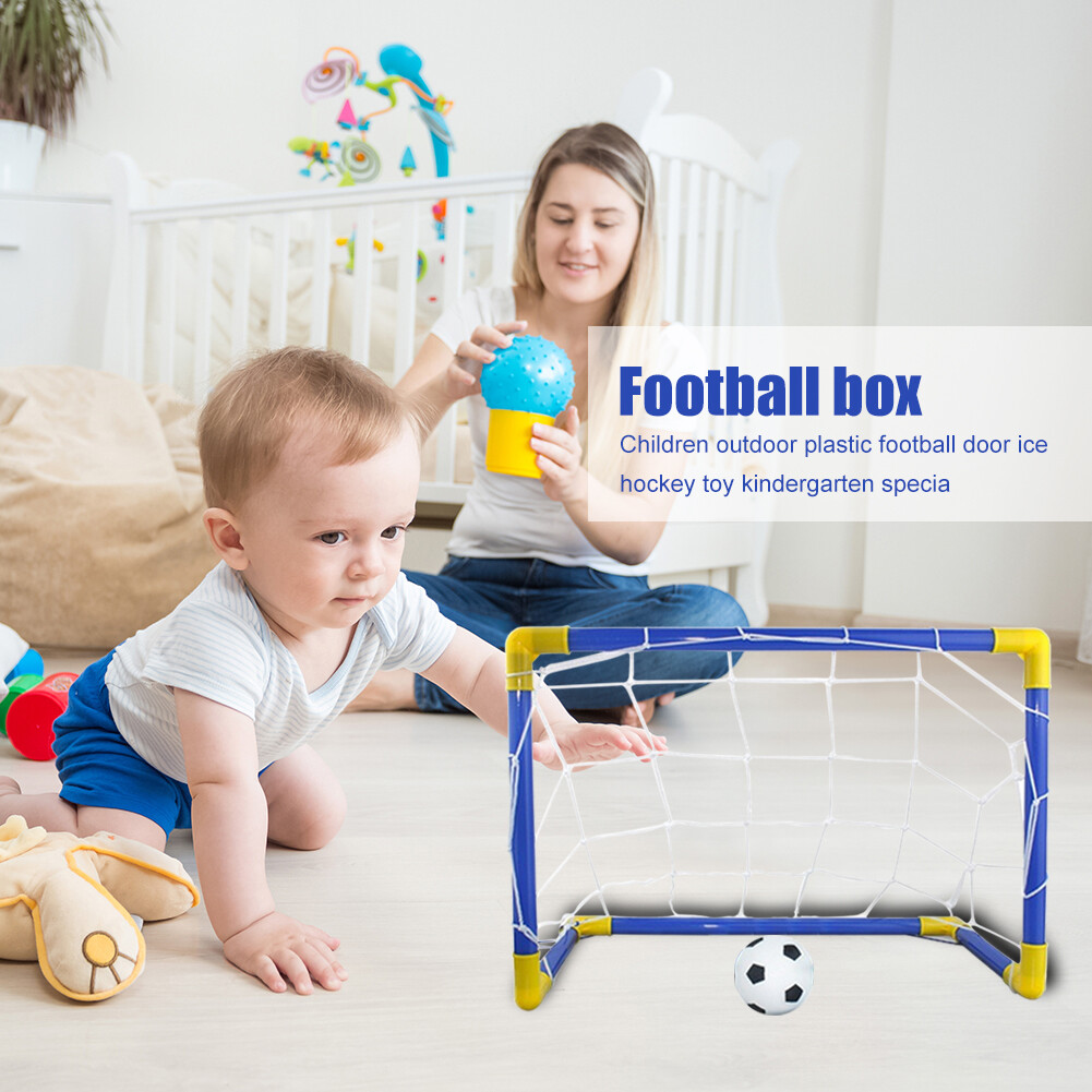 Kindergarten Kid Sport Supplies Outdoor Plastic Football Goal Frame w ...
