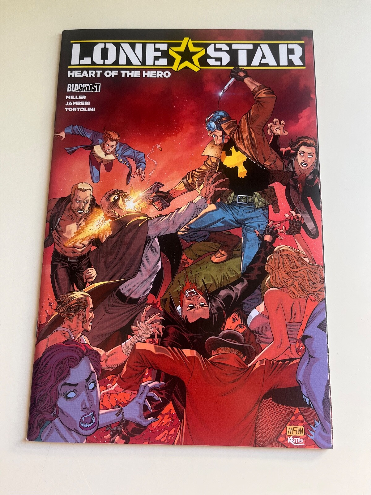 Lonestar: Heart of the Hero #1 - Cover B - SIGNED by Mike S. Miller ...