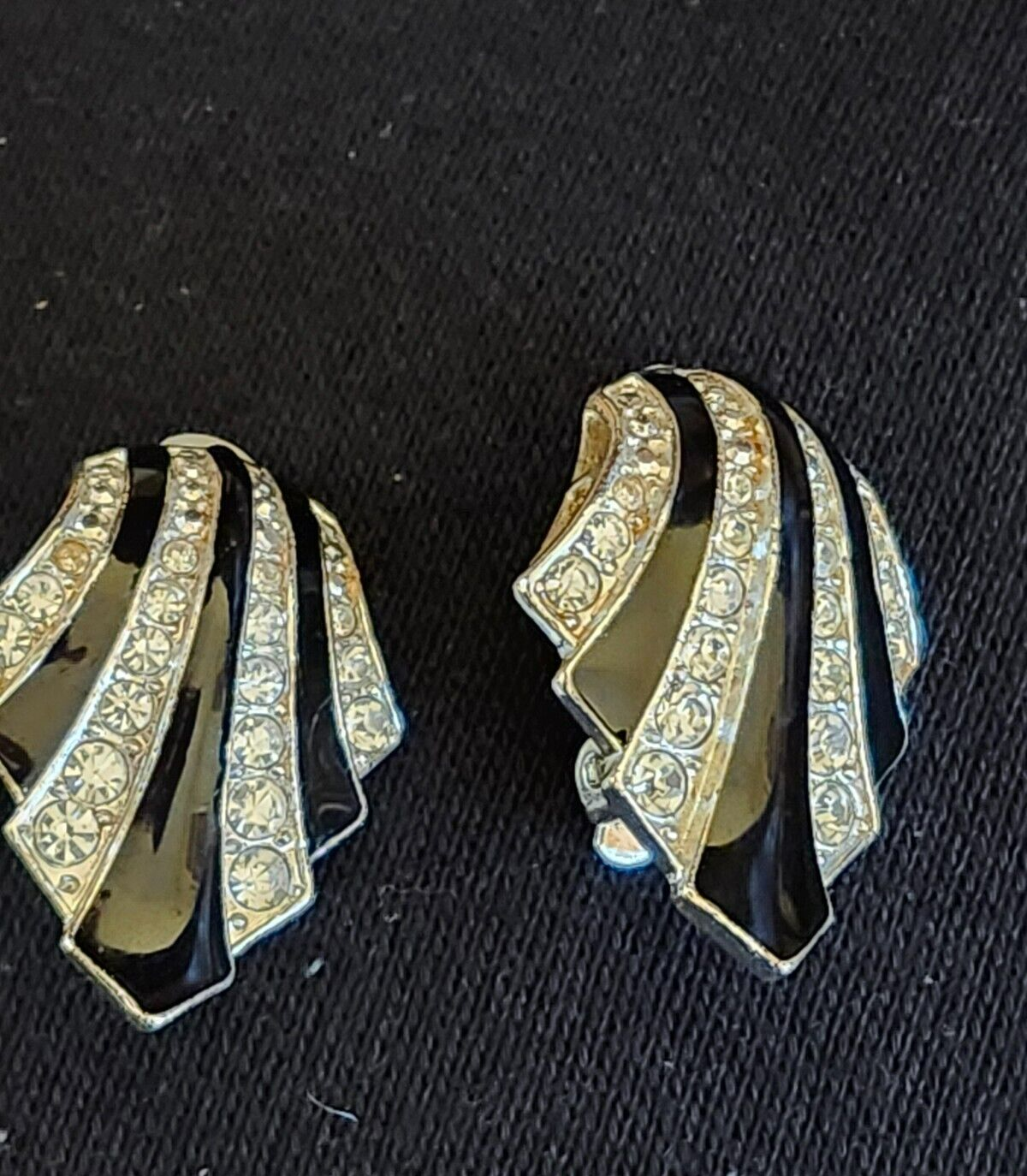 NINA RICCI AVON Art Deco Jewelry Set Necklace Clip Earrings Crystal ...