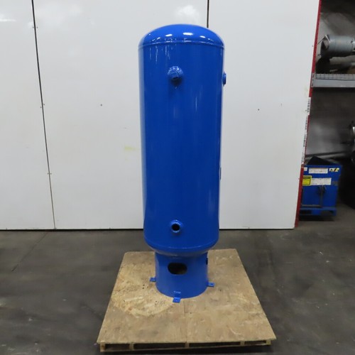 120 Gallon Vertical Compressed Air Receiver Storage Tank 200 PSI 2" NPT ...