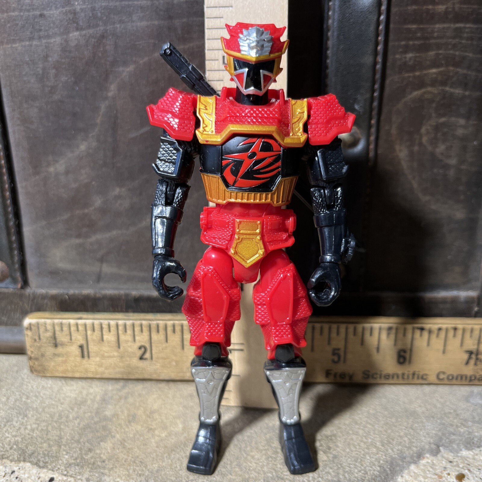 Bandai Power Rangers Super Ninja Steel Lion Fire Armor Red Ranger 5 ...