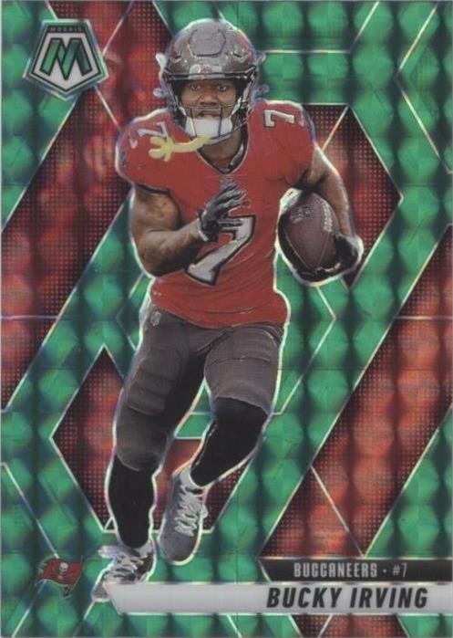 2025 Panini Mosaic - Bucky Irving #99 Green Mosaic Prizm for sale ...