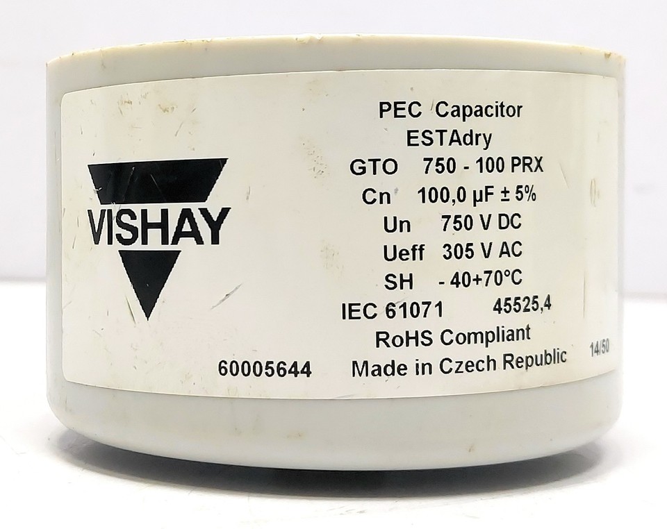 Vishay PEC Capacitor ESTAdry GTO 750-100 PRX 60005644 | eBay