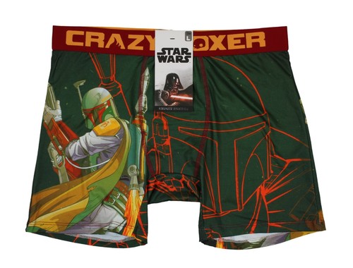 CRAZY BOXER Star Wars Boba Fett Boxer Briefs Men's sz L Large | eBay