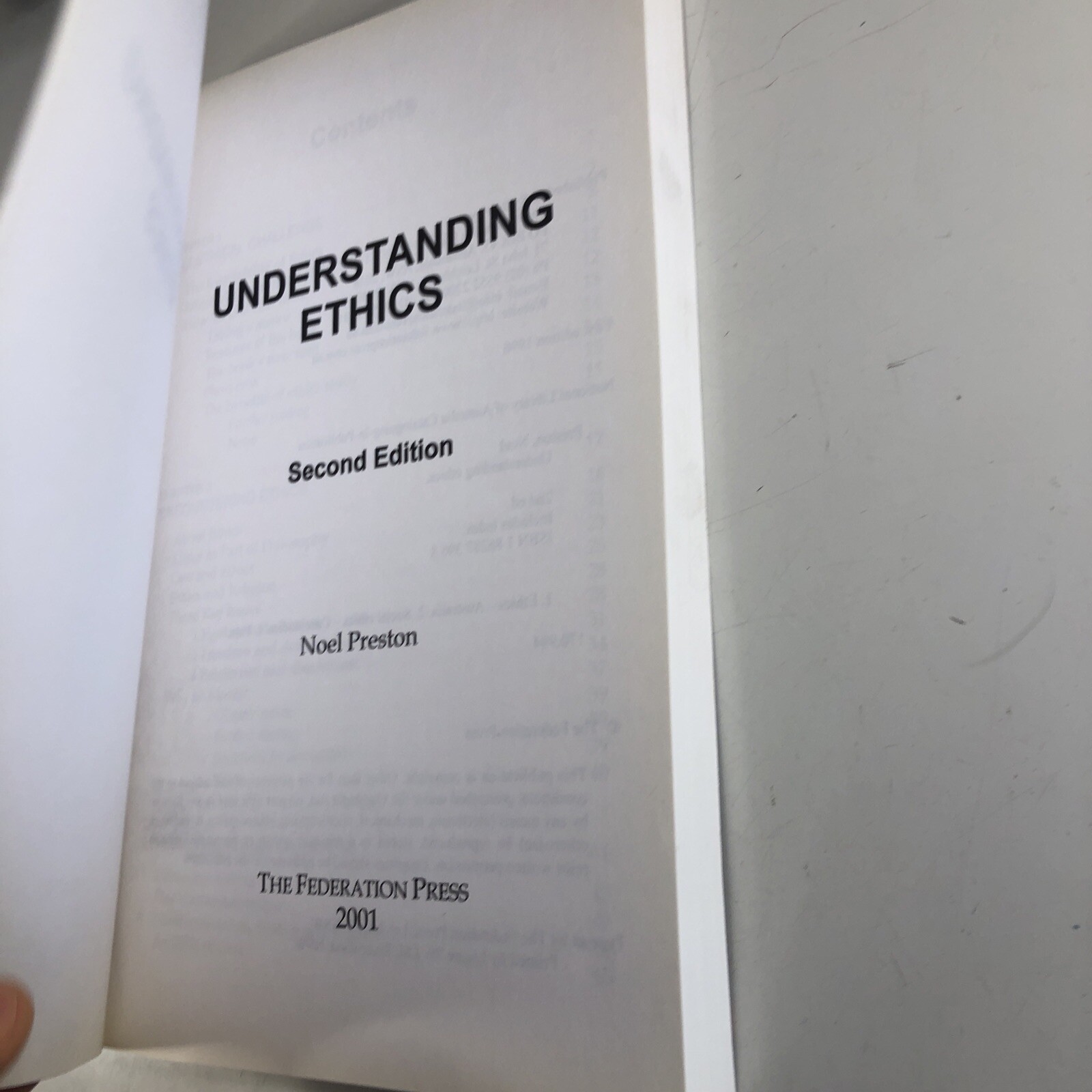 Understanding Ethics 2nd Edition Paperback Noel Preston Economics ...