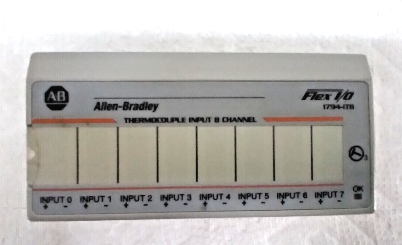 Allen Bradley 1794-IT8 /A Flex I/O Analog Input Module Thermocouple/mV ...