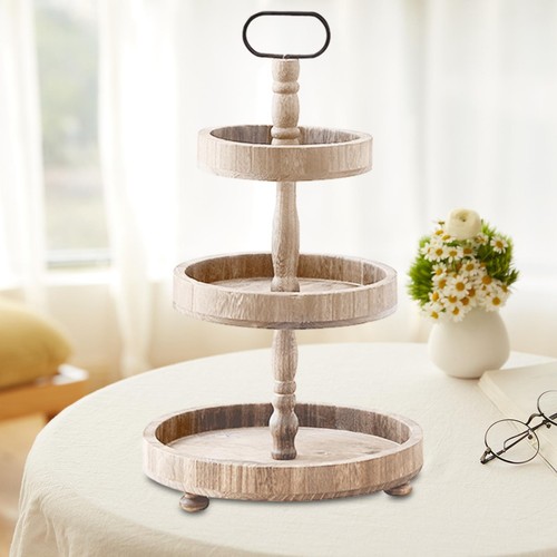 Wood Cupcake Stand Snack Racks Candy Display for Sweets Centerpiece ...