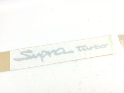 Genuine 93-98 Toyota Supra Turbo Name Badge Plate 75443-14180 ...